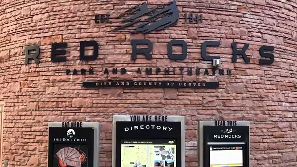 Red Rocks Amphitheatre at 33 minutes drive to the west of Denver ...