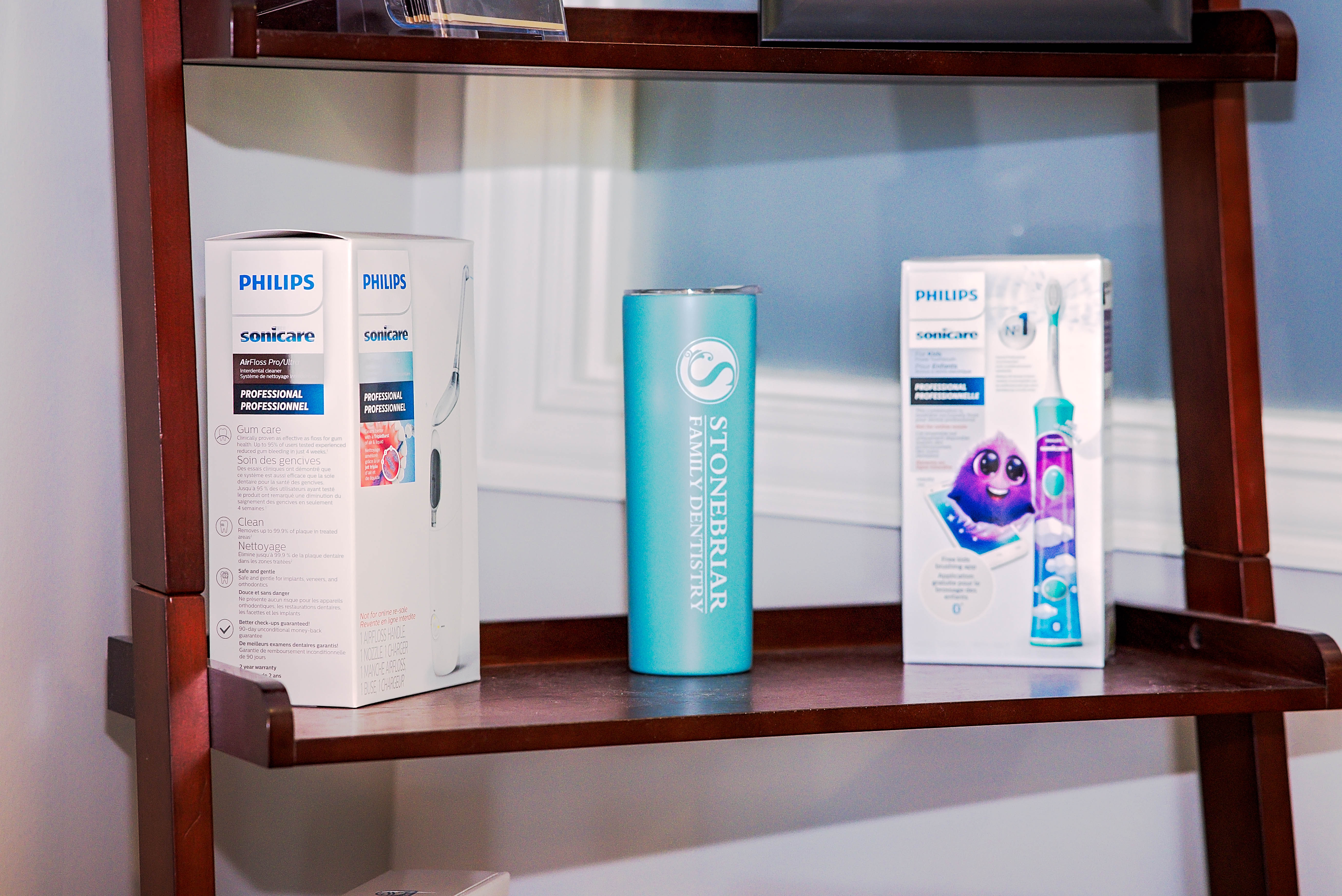 Office Swag display at Frisco dentist Stonebriar Family Dentistry ...